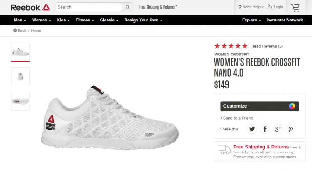 Customize Your Own Reebok Shoes - ShoesHotel